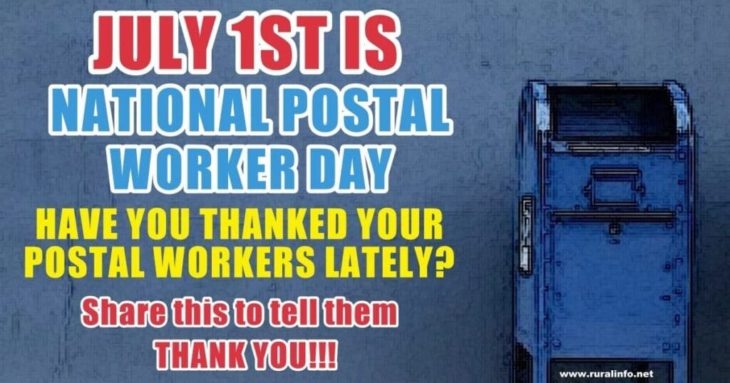 Today is National Postal Worker Day - Postaltimes