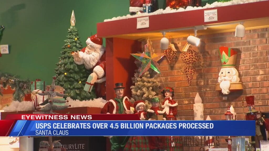 U.S. Postal Service celebrates 4.6 billion packages processed in Santa ...